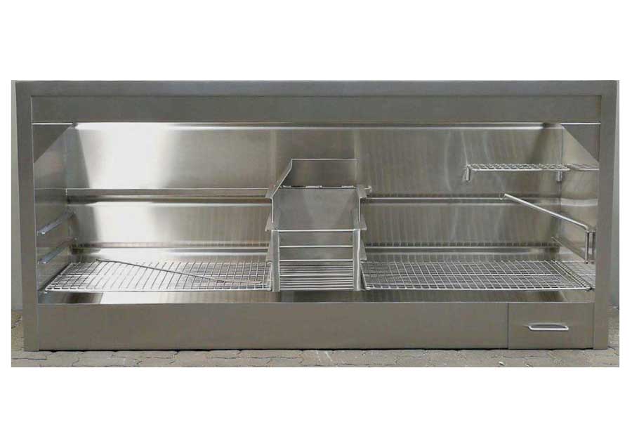 Stainless steel custom insert / ashpanbraai