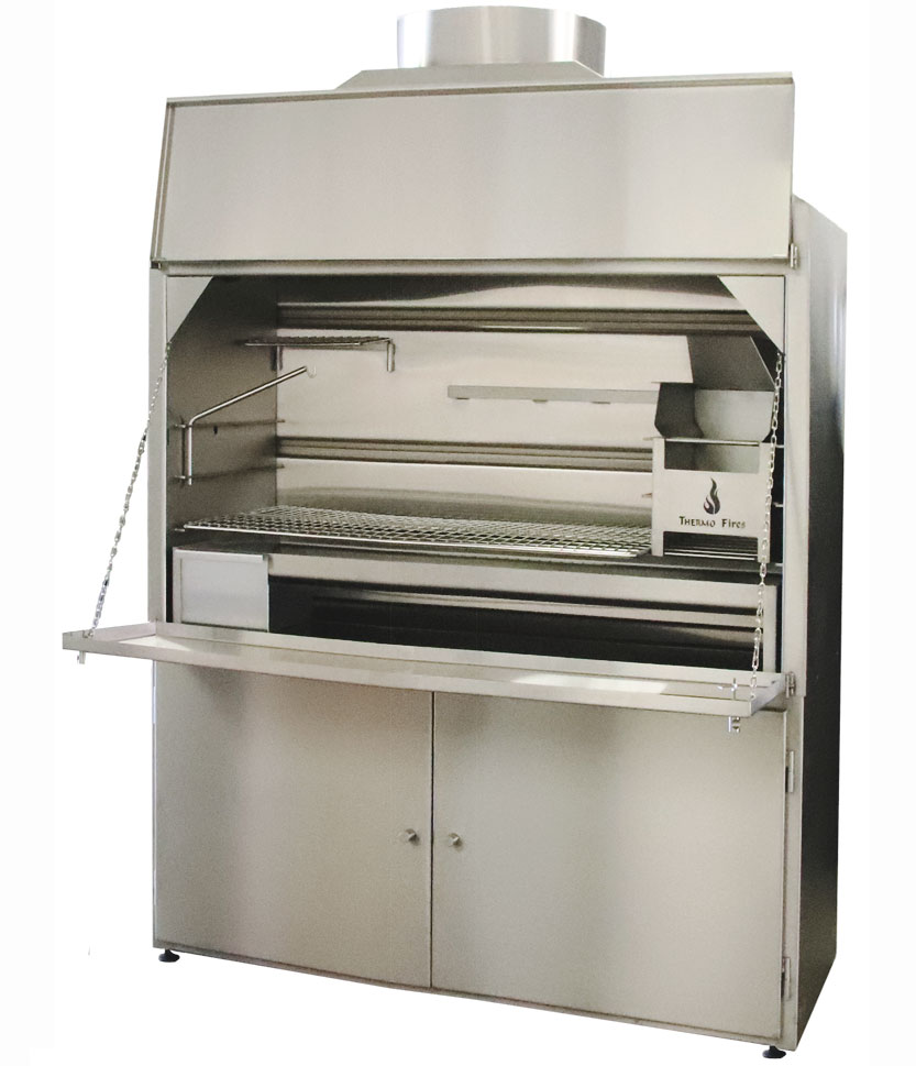 1200mm deLuxe Freestanding Braai in stainless